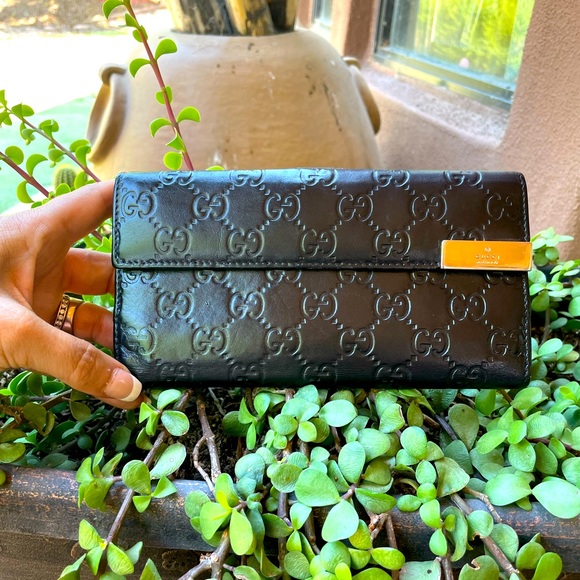 Gucci | Bags | Gucci Long Wallet | Poshmark